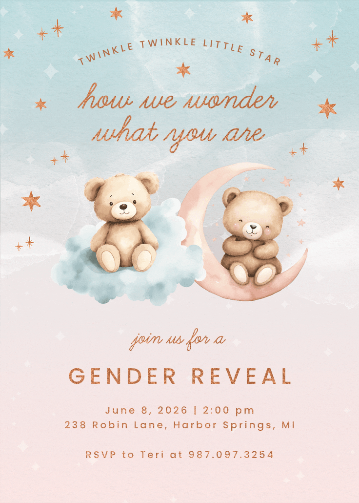 Sweet Star - Events Poster Template | Greetings Island