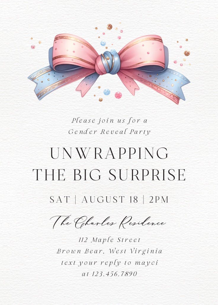 The Best Gift - Events Poster Template (Free) | Greetings Island