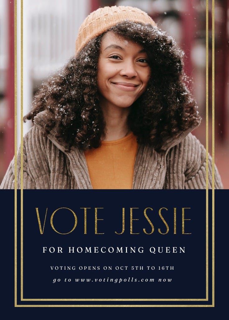 Fancy Frame - Events Poster Template (Free) | Greetings Island