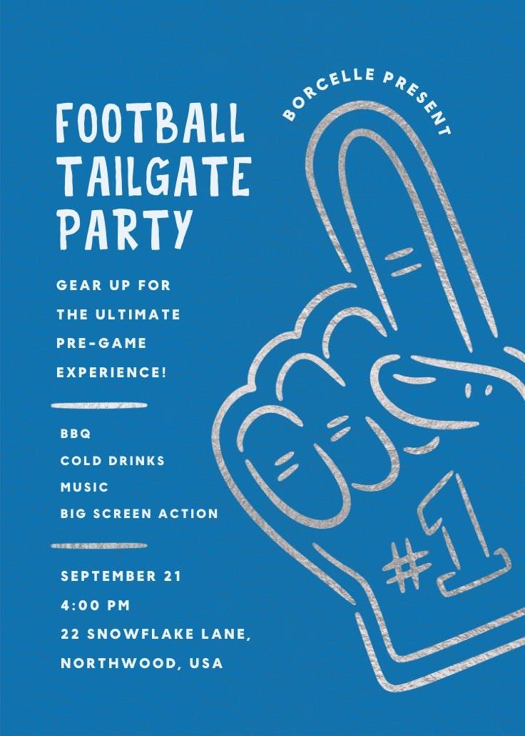 Footballin - Events Poster Template (Free) | Greetings Island