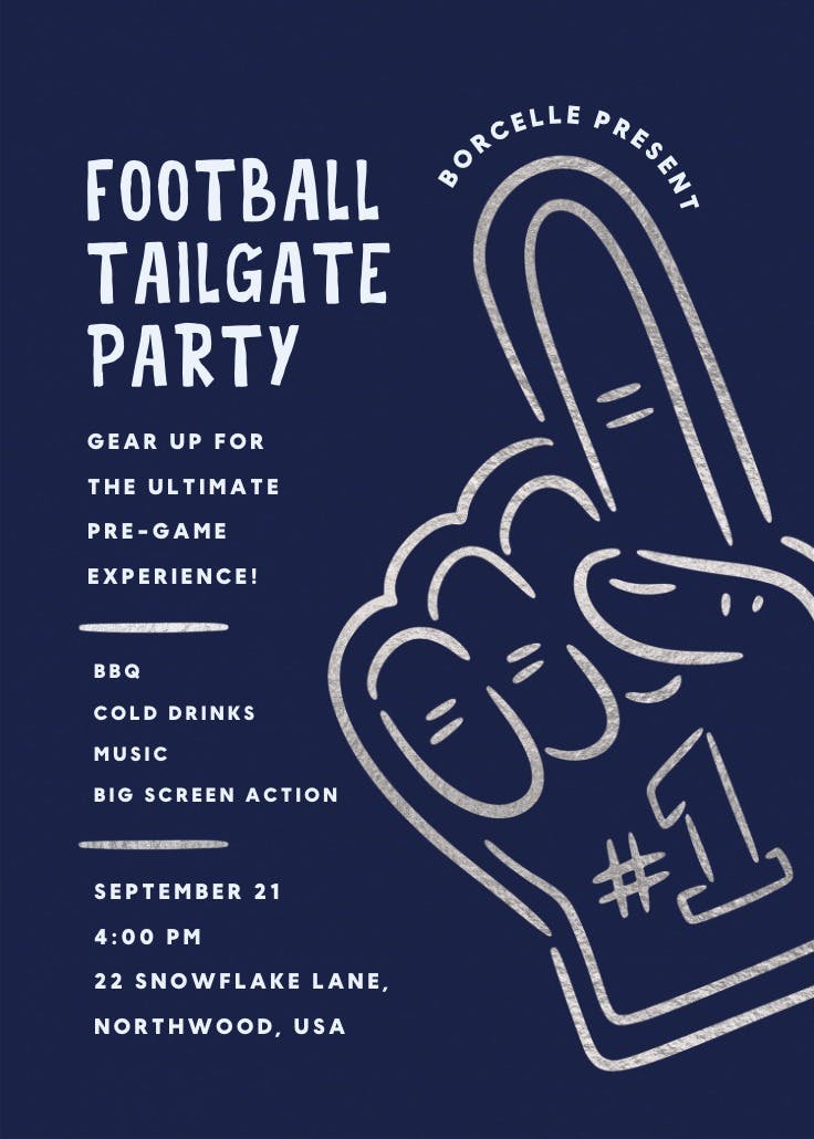 Footballin - Events Poster Template (Free) | Greetings Island