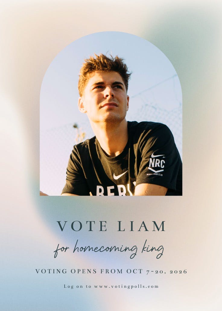 Voting Day - Homecoming Poster Template | Greetings Island