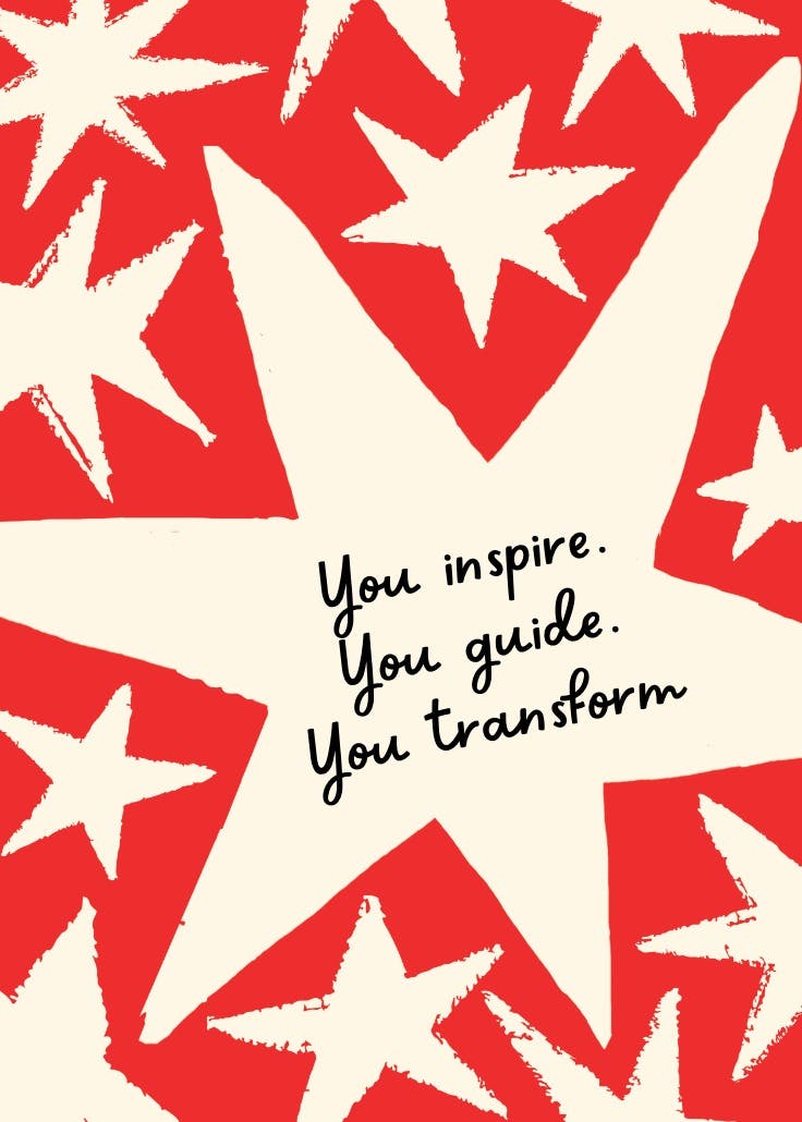 Inspire Star - Teachers day Poster Template (Free) | Greetings Island