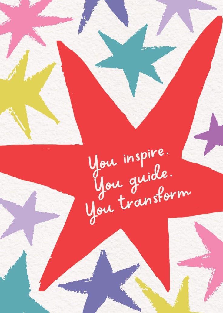 Inspire Star - Teachers day Poster Template (Free) | Greetings Island
