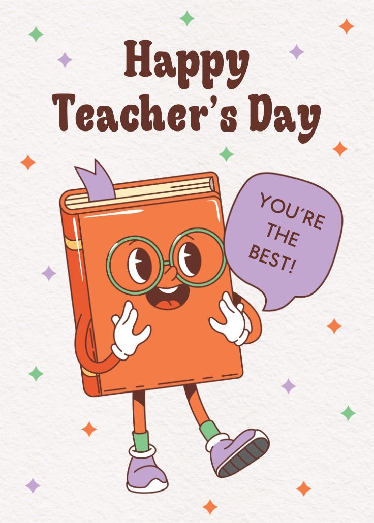 Retro Schoolbook - Events Poster Template (Free) | Greetings Island