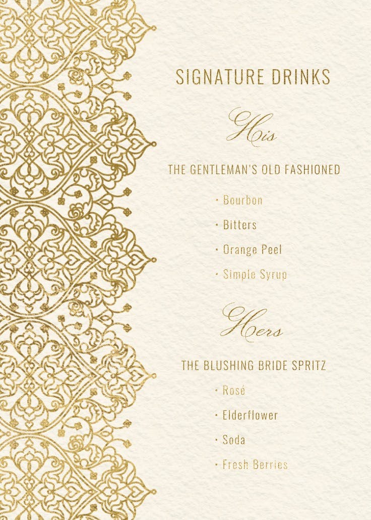 Golden Intricacy - Events Poster Template (Free) | Greetings Island