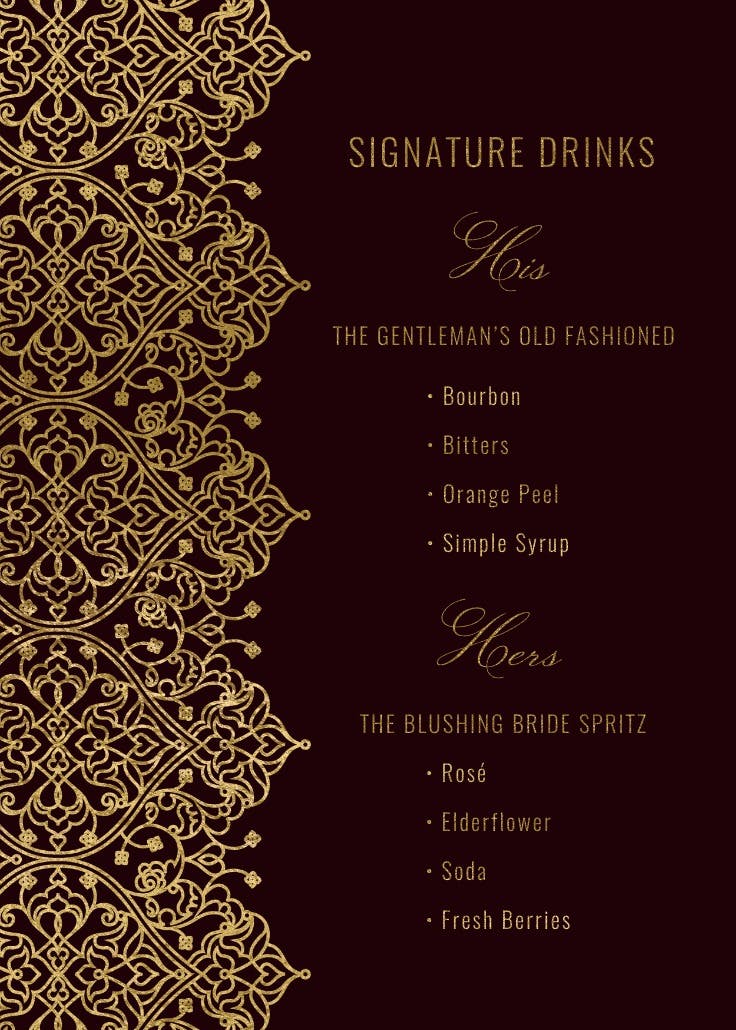 Golden Intricacy - Events Poster Template (Free) | Greetings Island