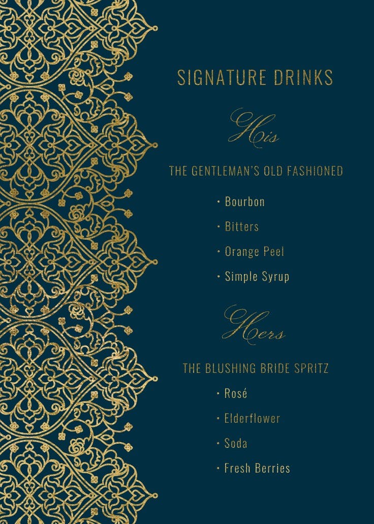 Golden Intricacy - Events Poster Template (Free) | Greetings Island