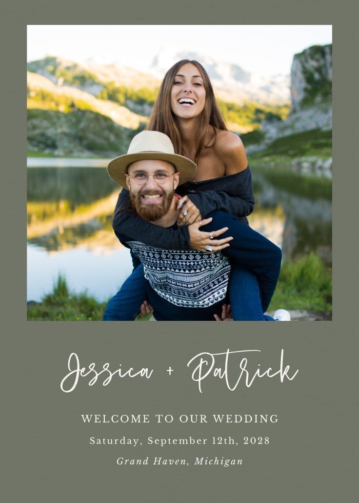 Lovely - Wedding Poster Template (Free) | Greetings Island