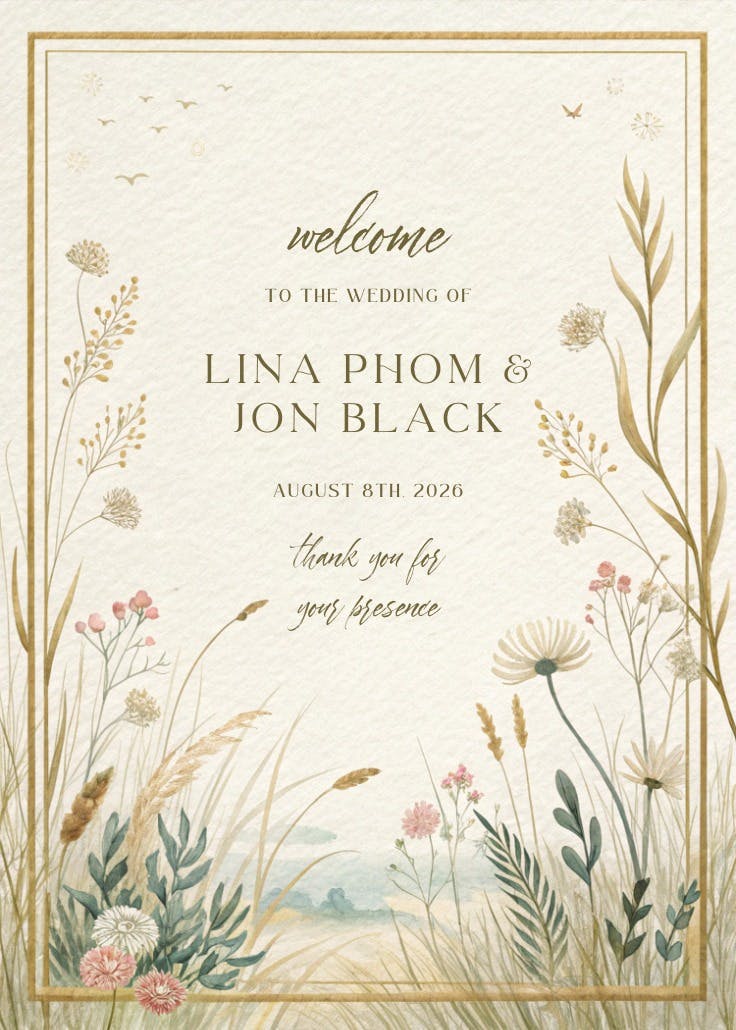 Nature's Vows - Events Poster Template | Greetings Island