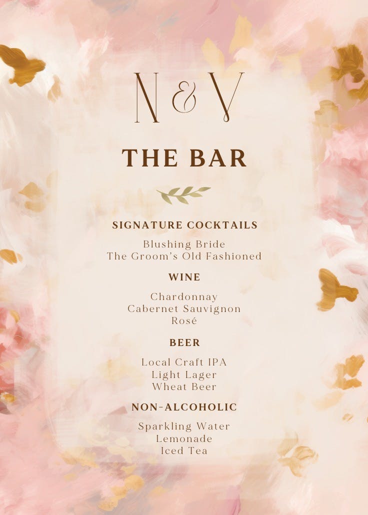 Rustic Monogram - Events Poster Template | Greetings Island