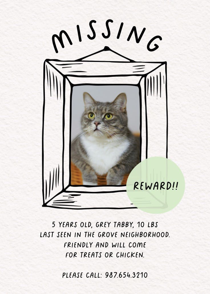 Missing Poster Templates (Free) | Greetings Island