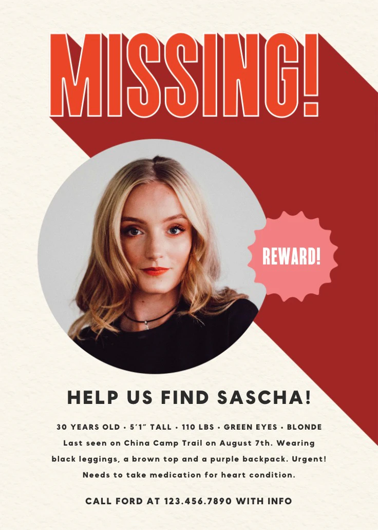 Free Missing Poster Templates | Greetings Island