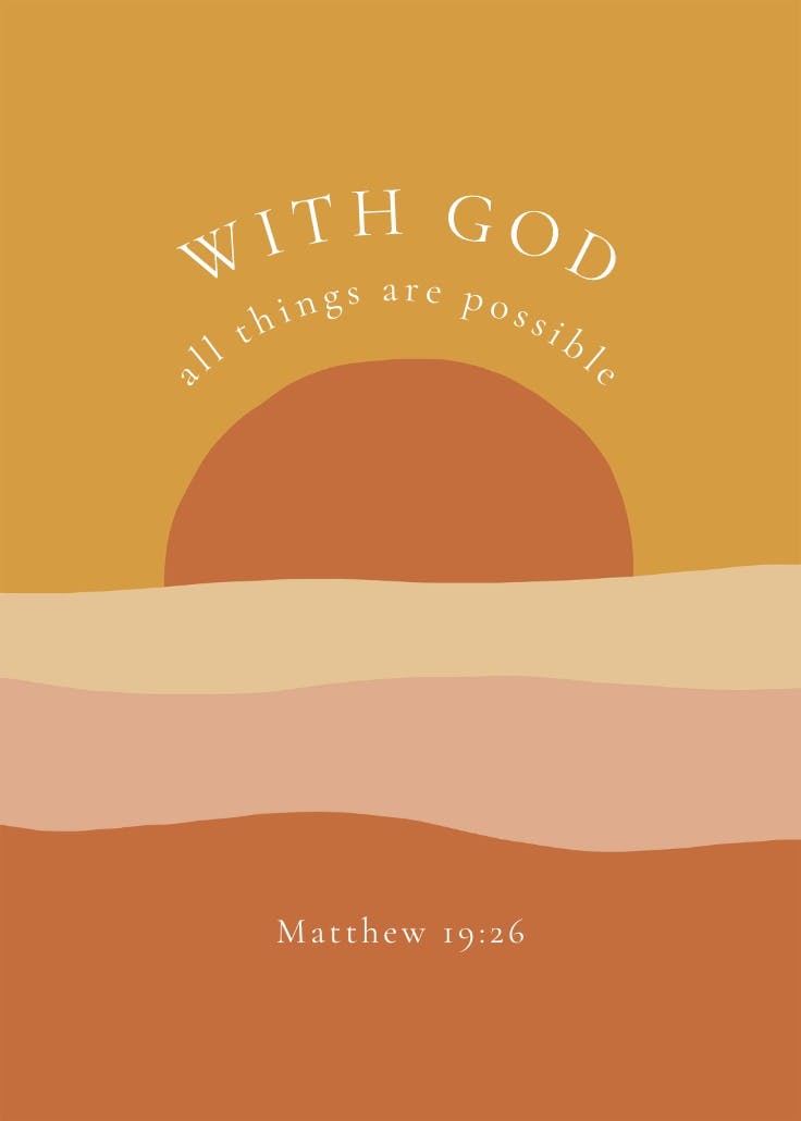 Sun - Bible verse Poster Template (Free) | Greetings Island