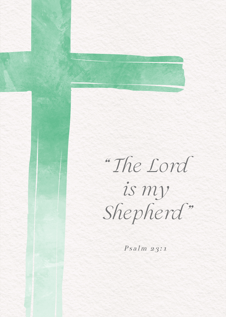 Watercolor Cross - Bible verse Poster Template | Greetings Island