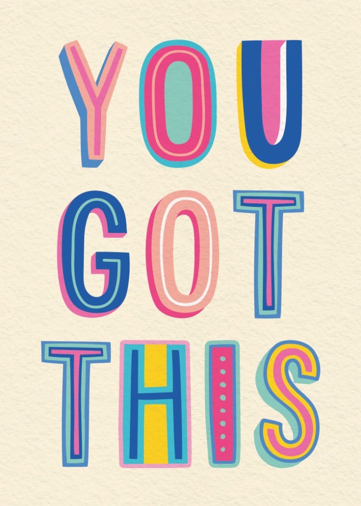 Cute Words - Motivational Poster Template (Free) | Greetings Island