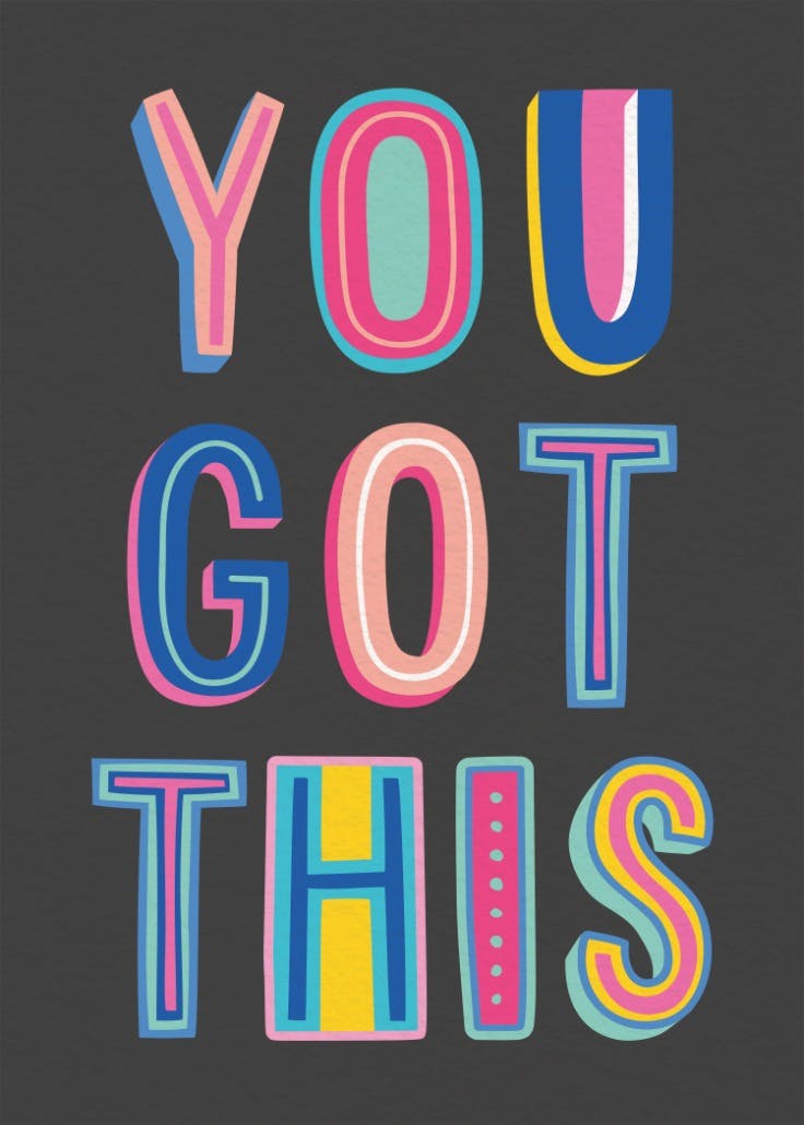 Cute Words - Motivational Poster Template (Free) | Greetings Island