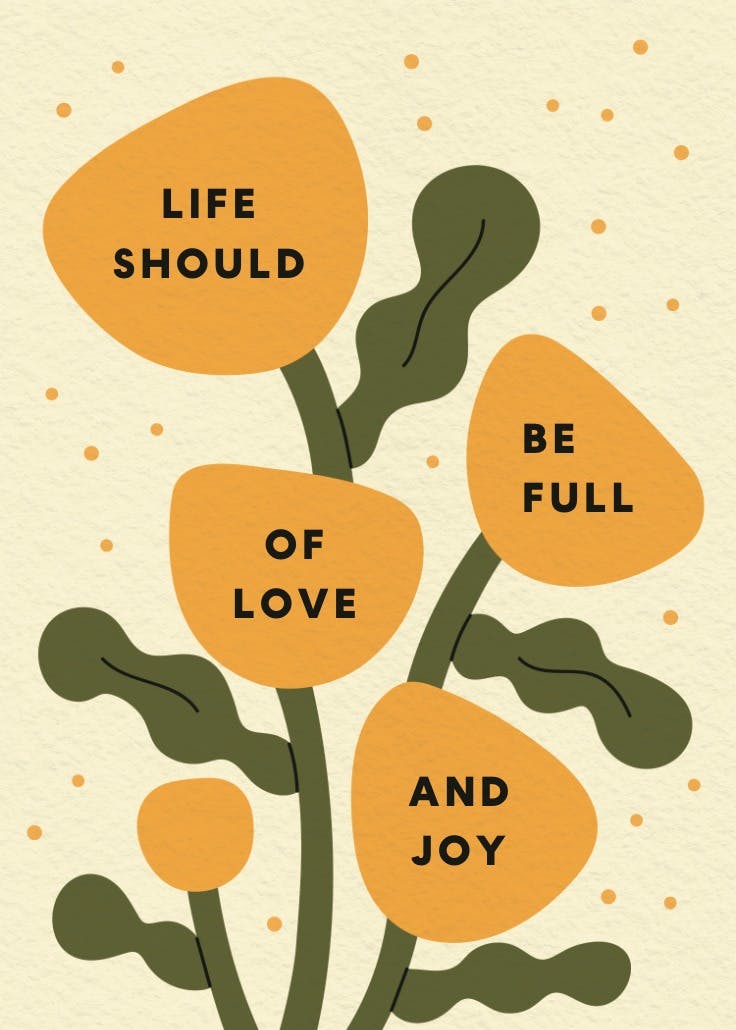 Modern Garden - Slogan Poster Template (Free) | Greetings Island