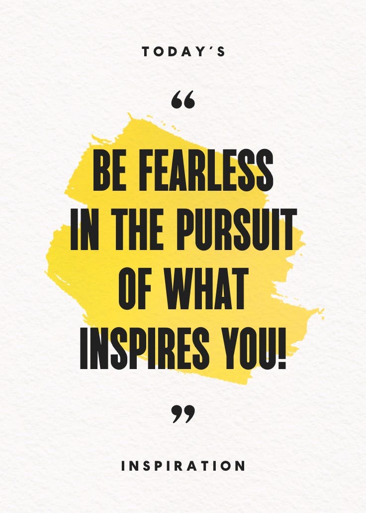 Quoted - Slogan Poster Template (Free) | Greetings Island